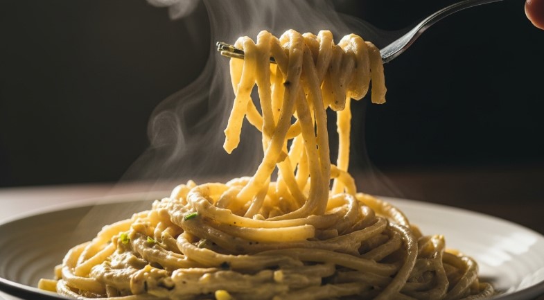 Lemony Hummus Pasta Recipe