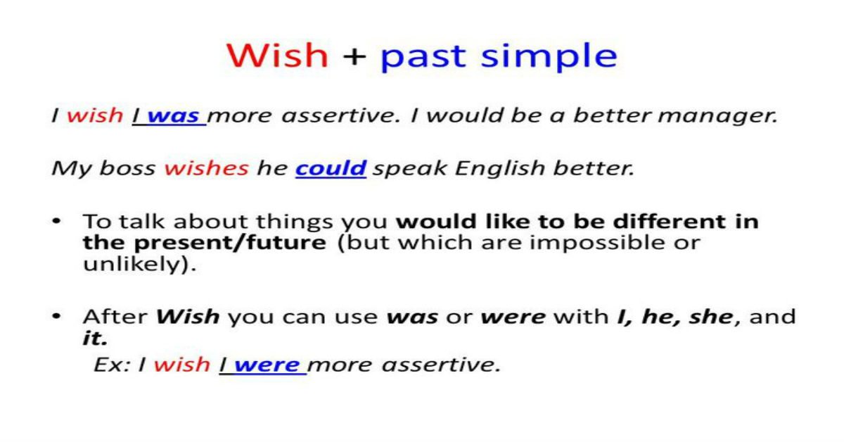 استخدام الفـعـل Wish | | English 100