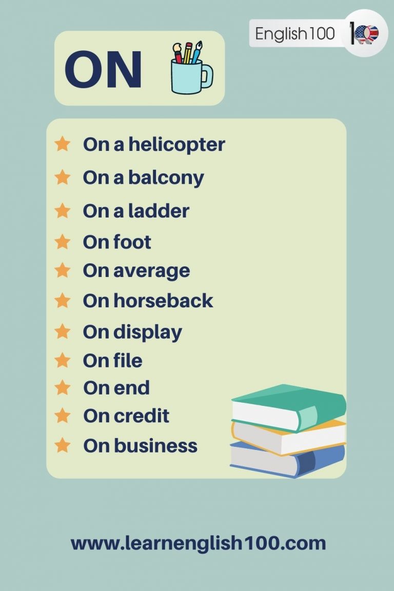 Simple Methods to Use the Prepositions IN, ON, At - English 100