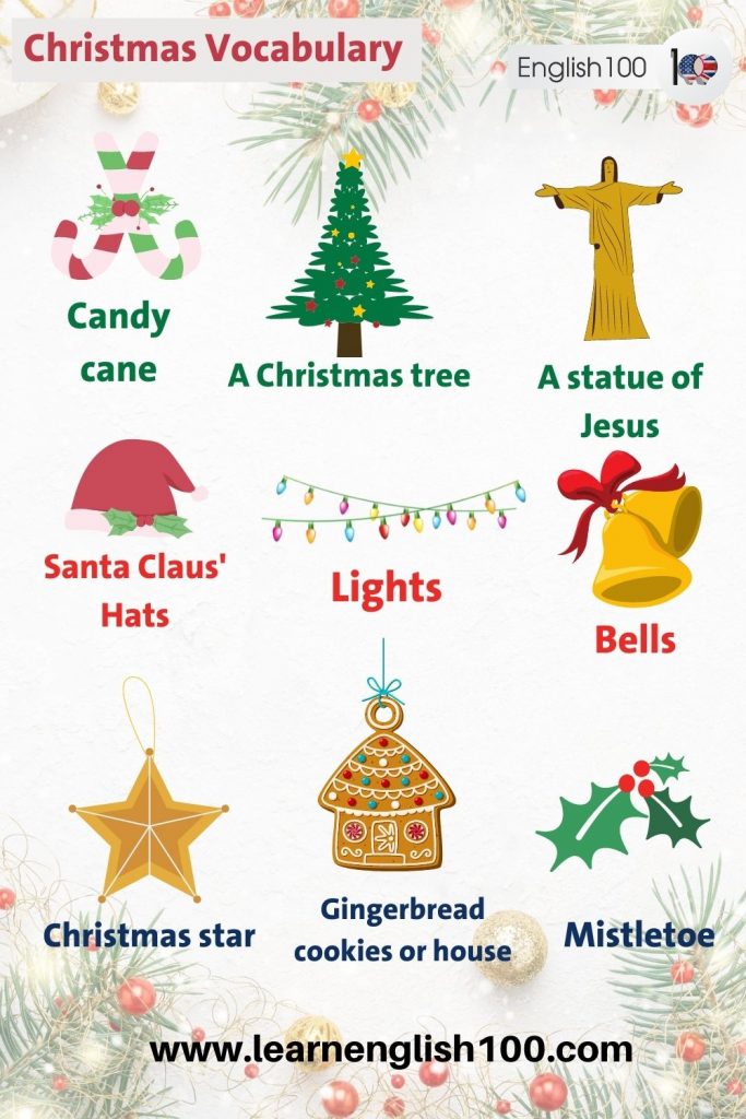 Christmas Vocabulary: Useful Christmas Words List - English 100