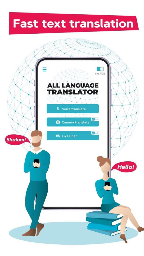 Amazing Voice Language Translation Services App - English 100