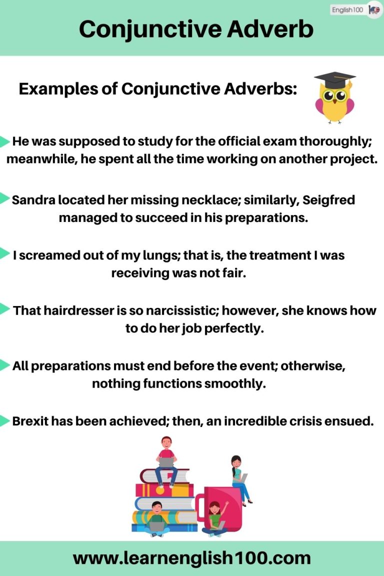 Types of Conjunctions in English! - English 100